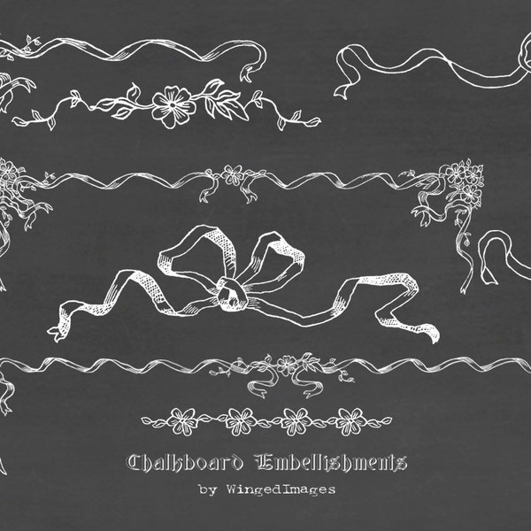 Chalkboard Flourish - Etsy