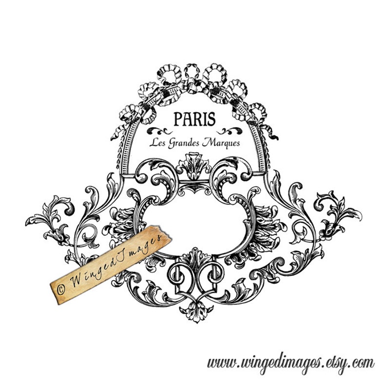 4 Vintage French Jar Labels Instant Download Digital Image No.162 Iron ...