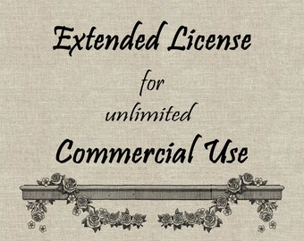 Full Extended License Bundle of 5 for Unlimited Commercial Use - Etsy