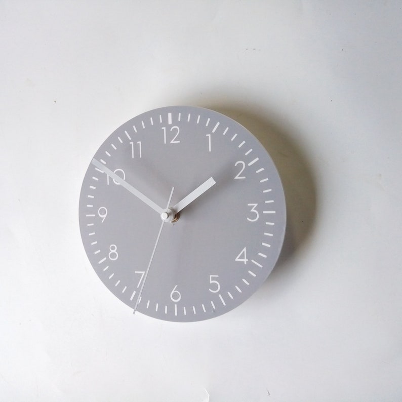 Objectify White Markers Wall Clock - Etsy