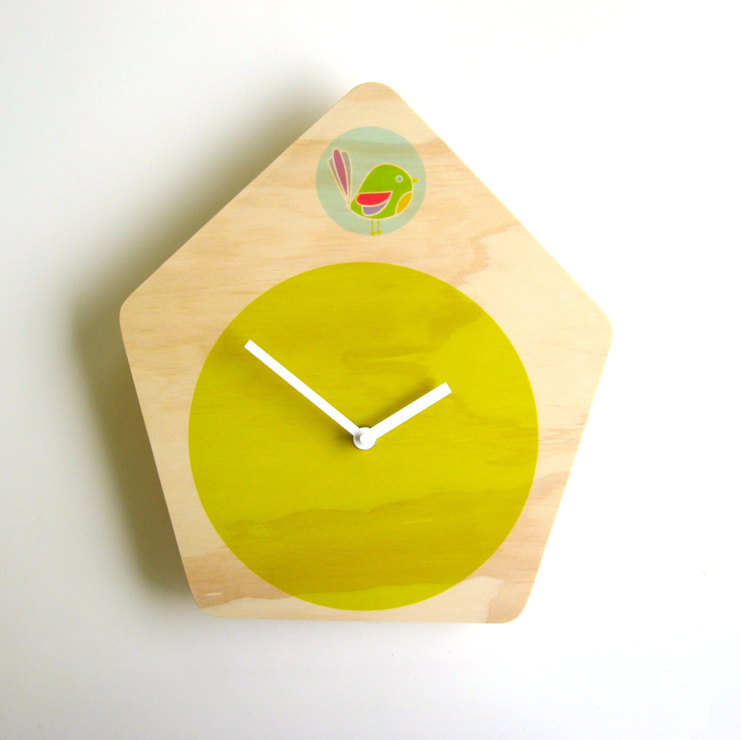 Objectify Modern Cuckoo Wall Clock Medium Size | Etsy