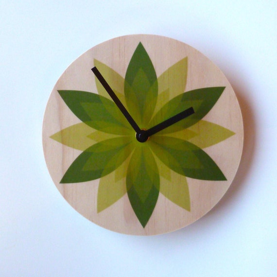 Objectify Leafy Wall Clock - Etsy