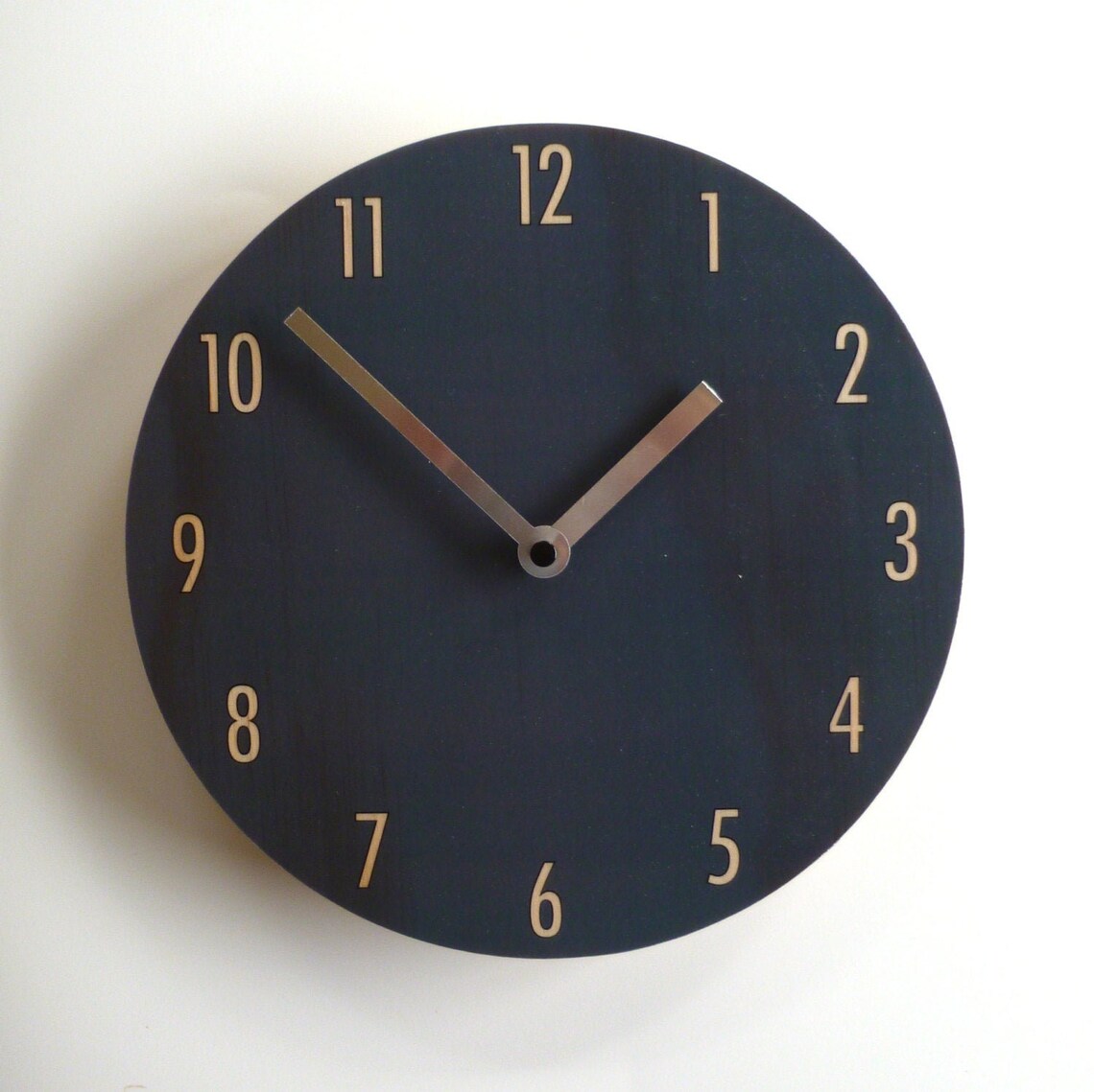 Objectify Charcoal Shade Wall Clock - Etsy