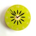Objectify Kiwifruit Wall Clock With Numerals - Etsy