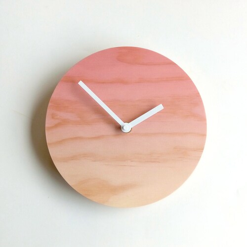 Objectify Color Block Wall Clock - Etsy