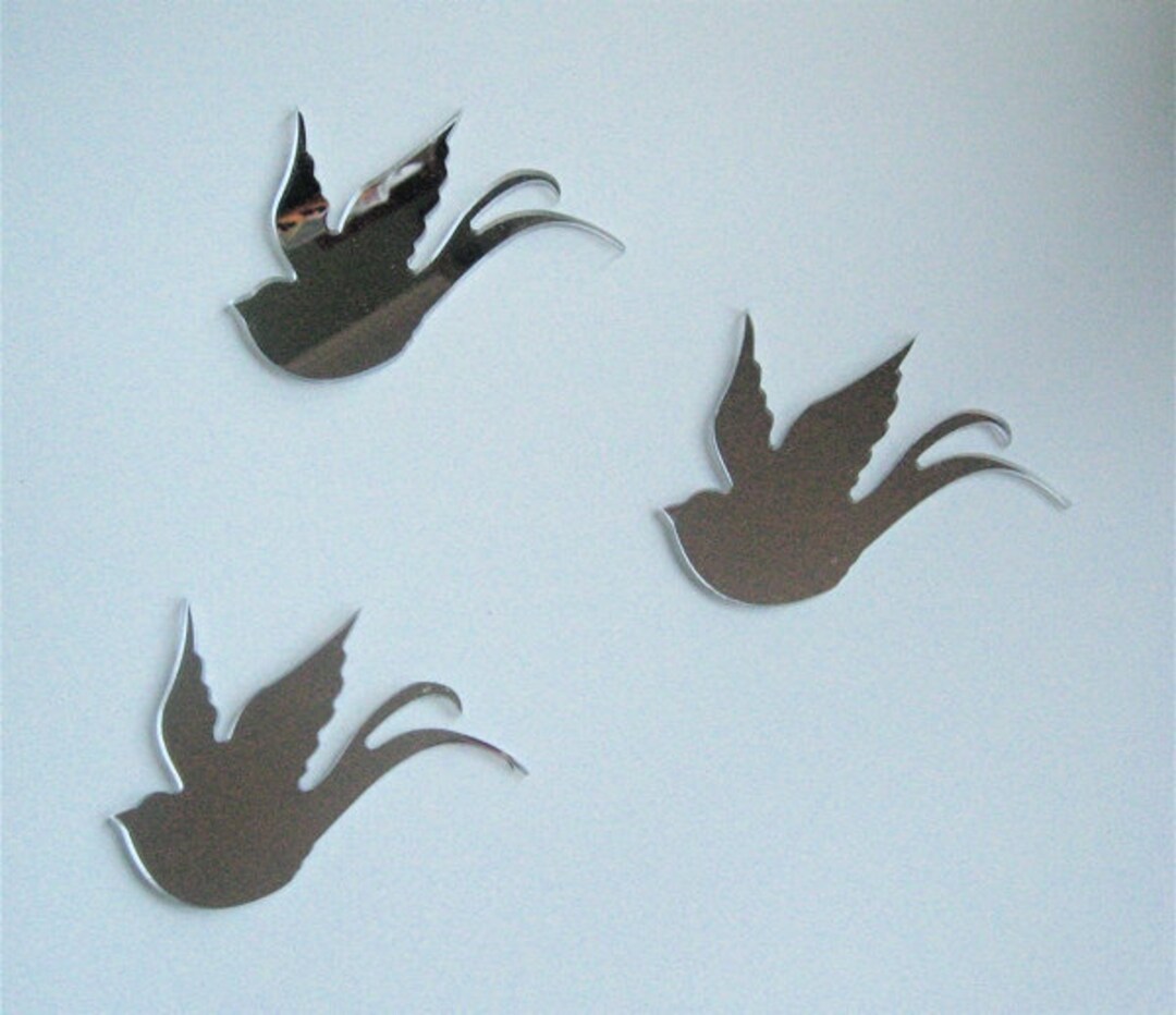 Objectify Set of 3 Bird Mirrors - Etsy