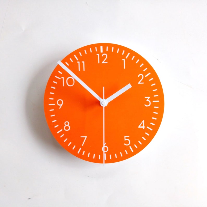 Objectify White Markers Wall Clock - Etsy