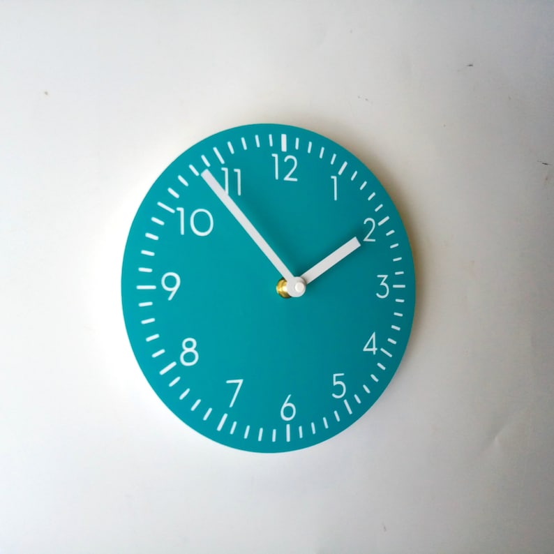 Objectify White Markers Wall Clock - Etsy