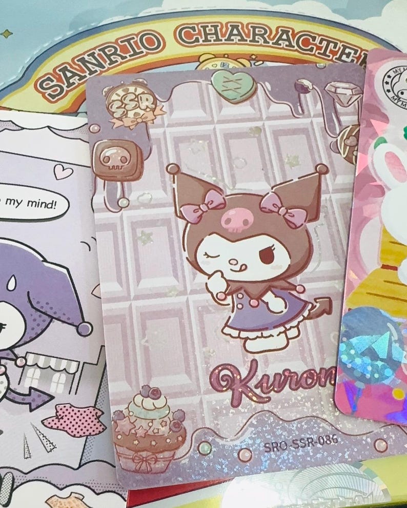 Kawaii Sanrio Cards / Hello Kitty / Kuromi / Cinnamoroll / Pompompurin ...