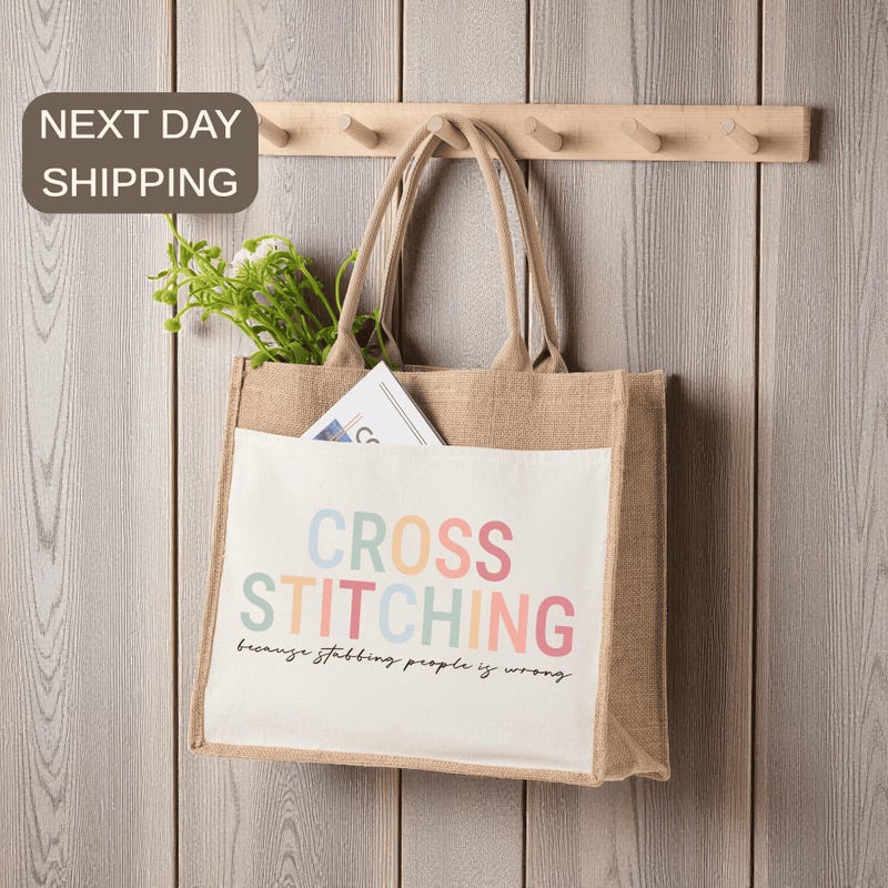 Cross Stitch Hobby Bag - Etsy