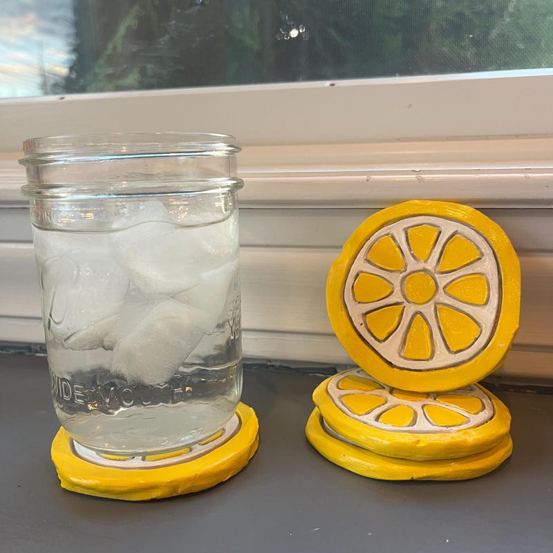 Clay Personalised Coaster - Etsy