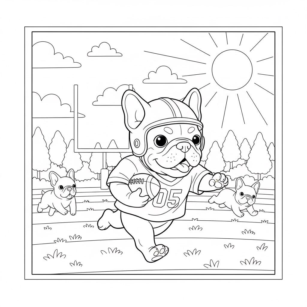 Frenchie’s Adventure Printable Coloring Book - Etsy