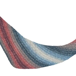 Knitting Pattern ~ Moonstone Shawl ~ Crescent Triangle Scarf Knit ...