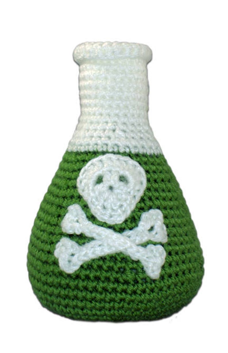 Crochet Pattern Flask With Poison Crochet Pattern - Etsy