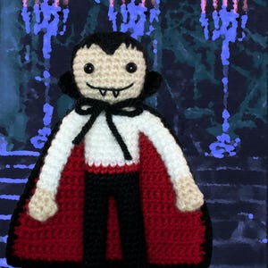 Crochet Pattern ~ Dracula ~ Amigurumi Halloween Doll Crochet Pattern ...