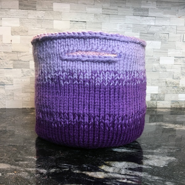 Knitting Basket - Etsy
