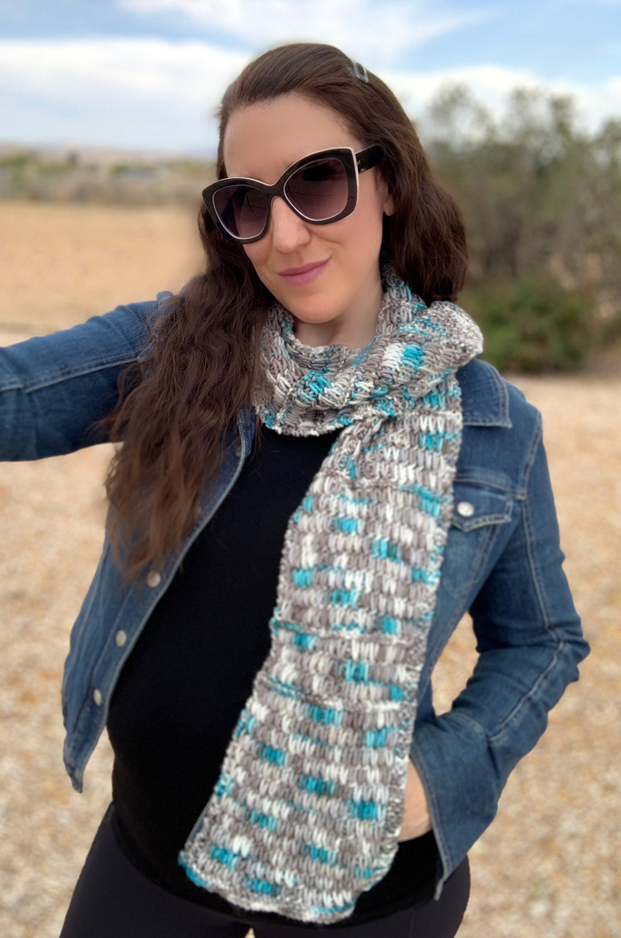 Knitting Pattern ~ Winter Chill Scarf ~ Great Knit Pattern for ...