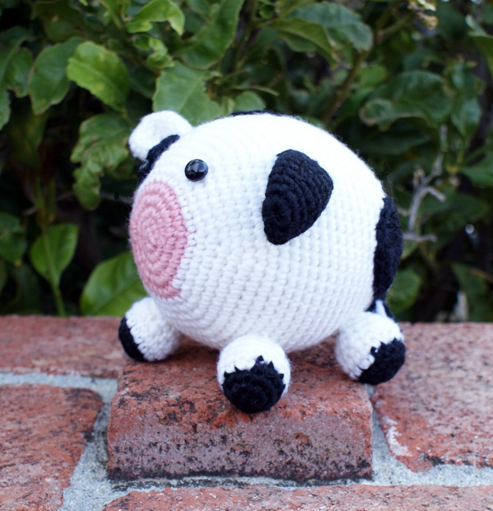 Crochet Pattern ~ Roly Poly Cow Amigurumi ~ Cow Amigurumi Crochet ...