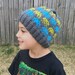 Knitting Pattern Alien Invasion Knit Beanie Fair Isle - Etsy