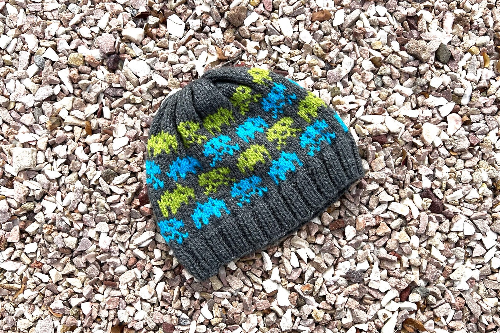 Knitting Pattern ~ Alien Invasion Knit Beanie ~ Fair Isle Beanie ...