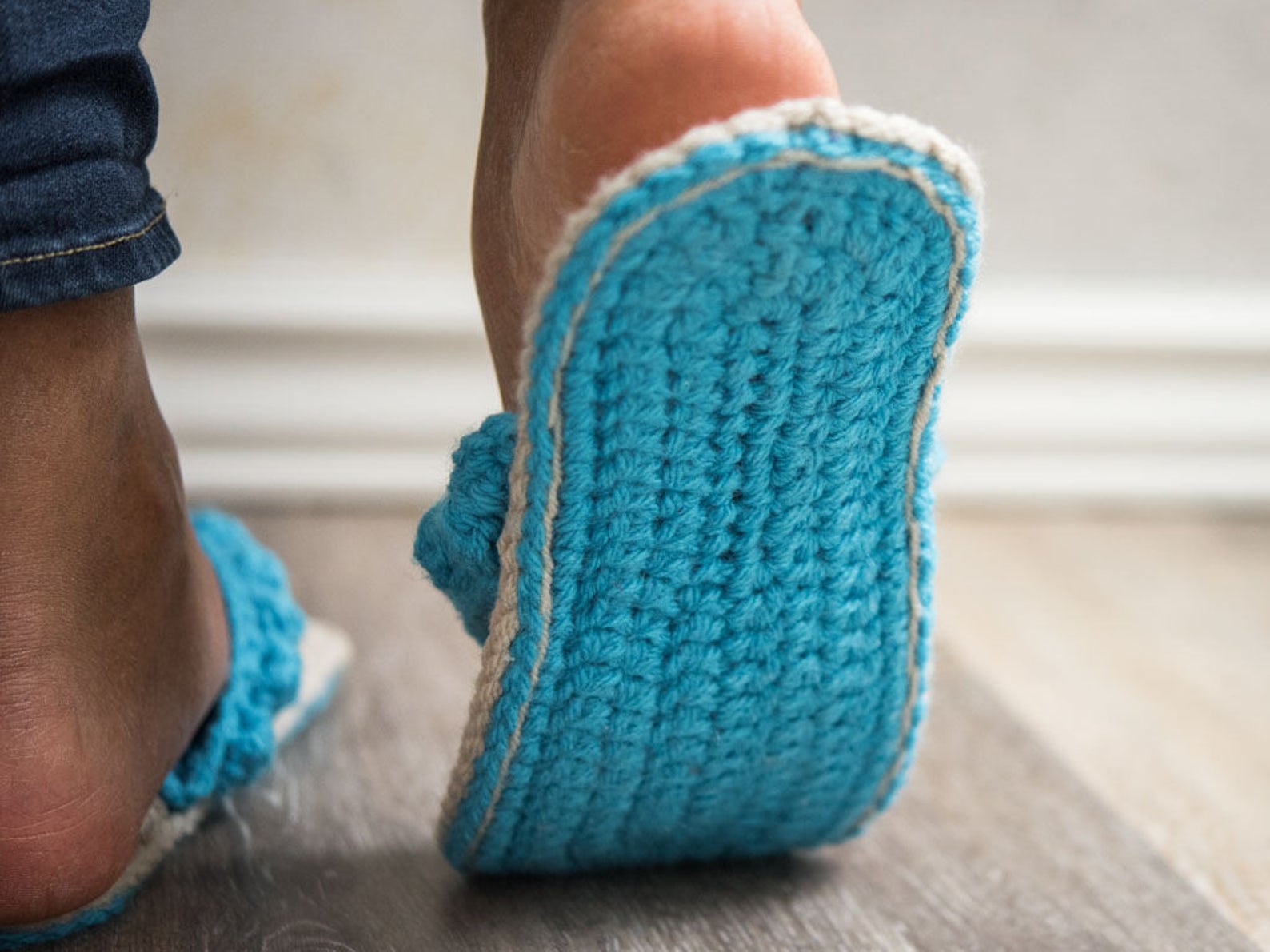 Crochet Pattern Ocean City Flip Flops Crochet Pattern - Etsy