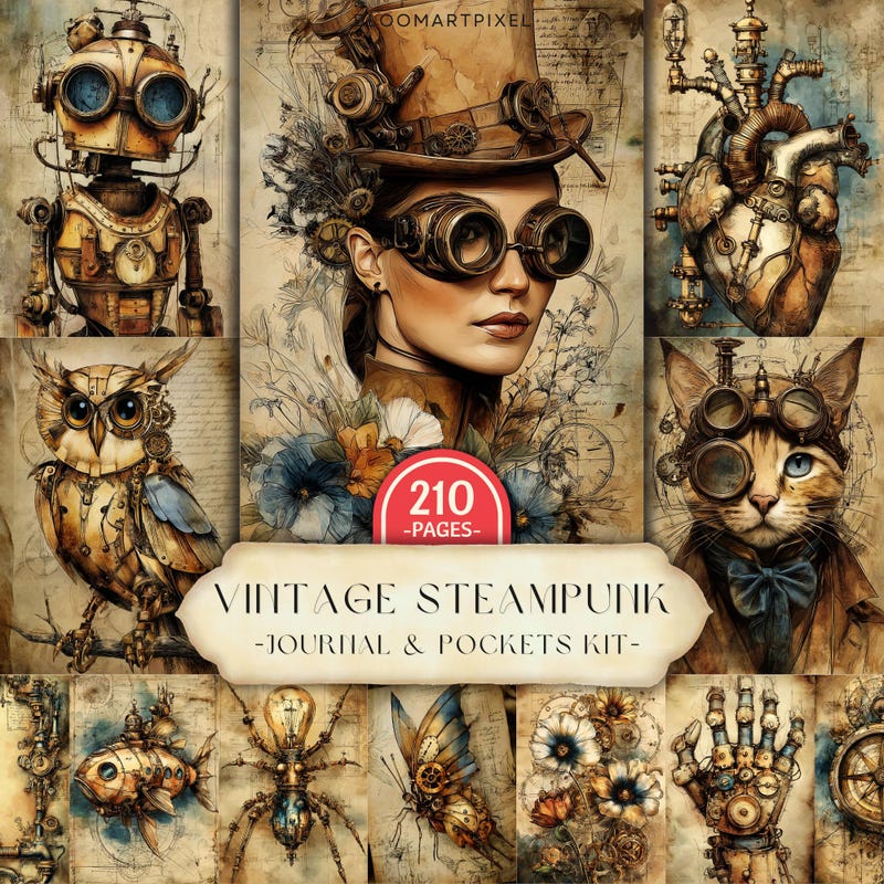 Steampunk Robot Kits - Etsy UK