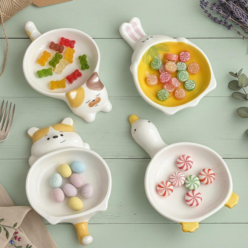 Mini Cat Bowl Plate - Etsy