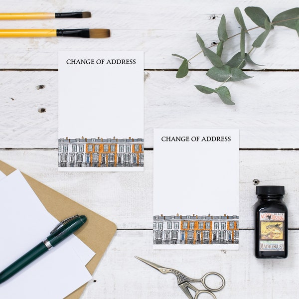 New Address Card - Etsy