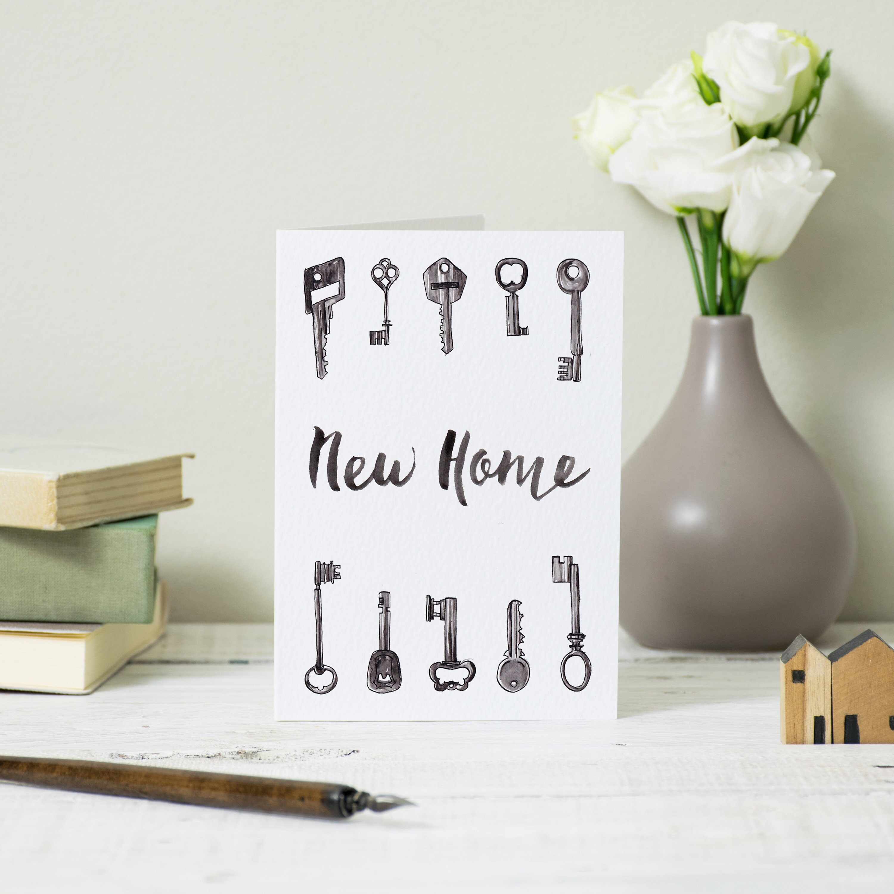 New Home Card: Keys Moving Card Housewarming Card | Etsy