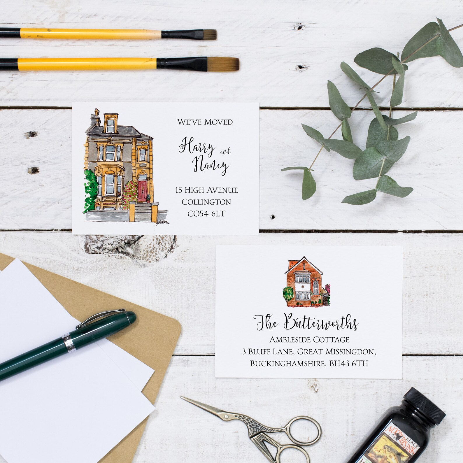 Custom Moving Card Download: Printable Change of Address or | Etsy UK