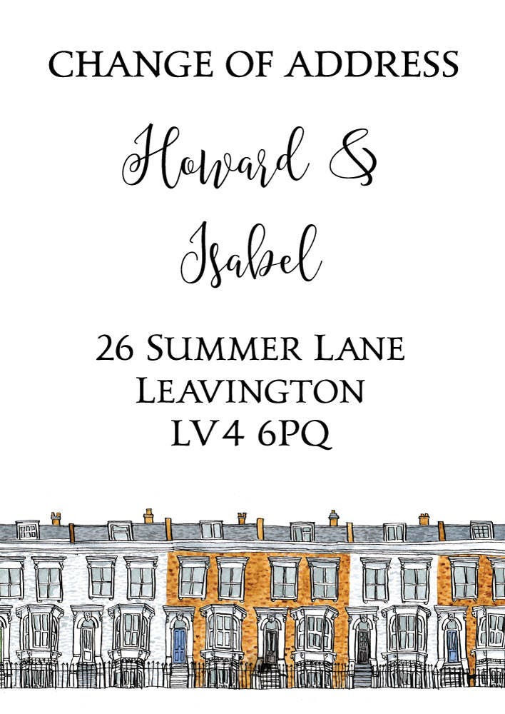 Custom Change of Address Cards: Personalised Moving Cards or | Etsy UK