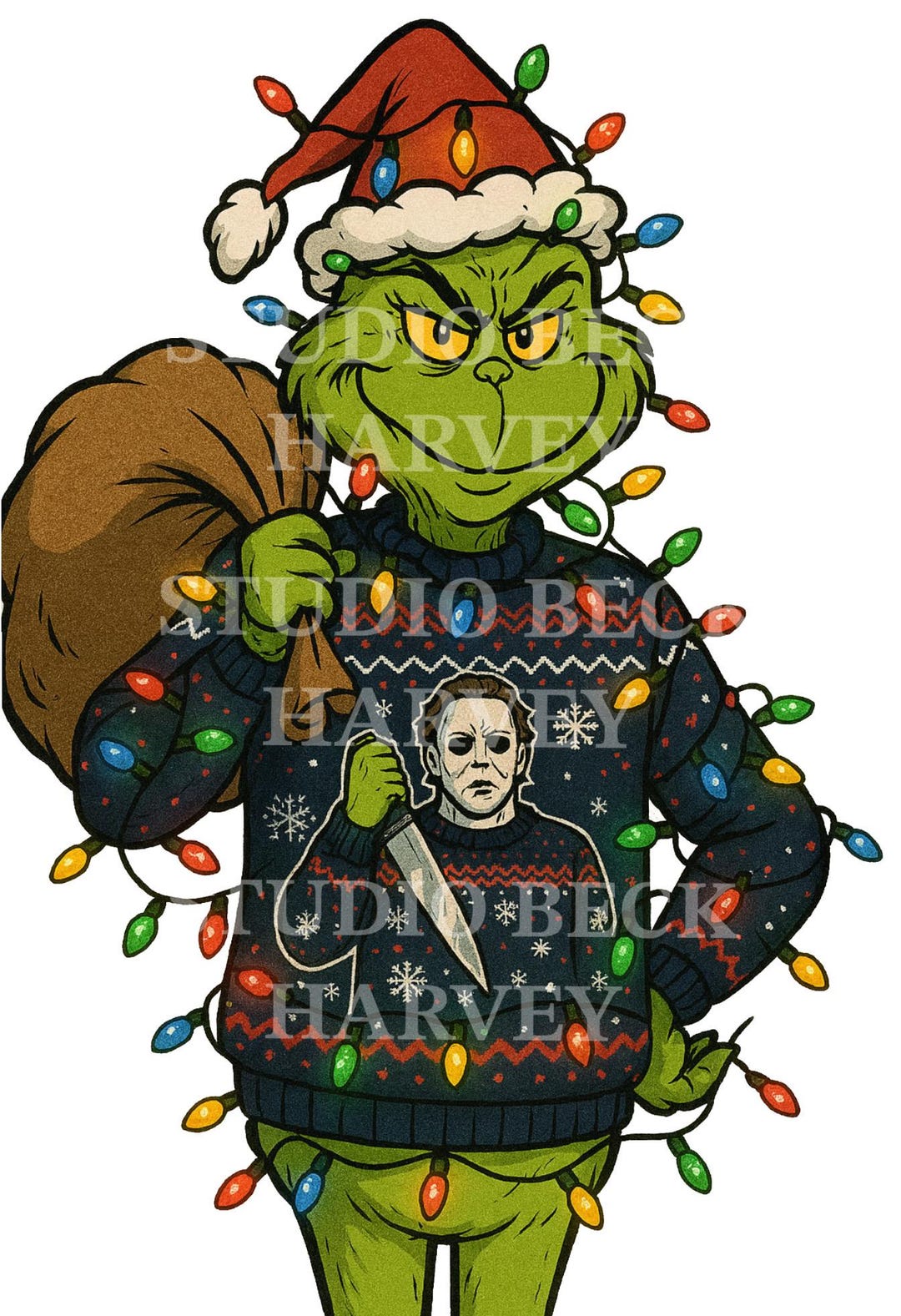 Slay Christmas PNG, Michael Myers Apparel (digital Download) - Etsy