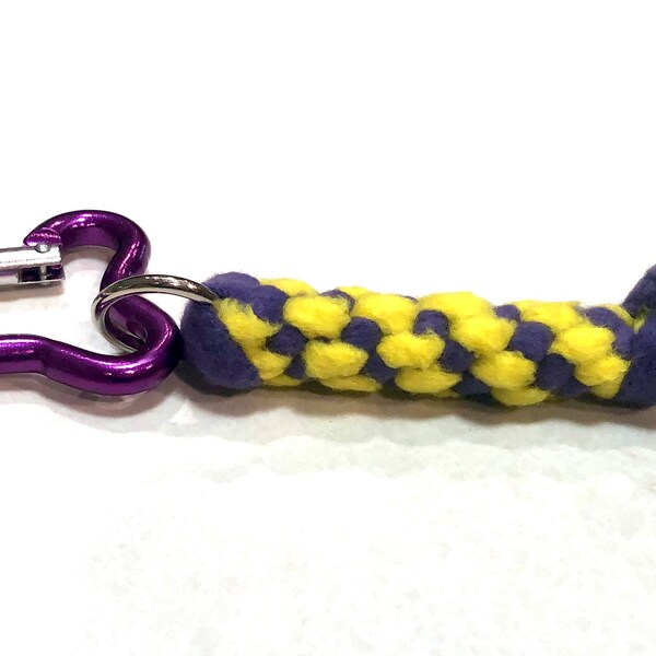 Purple Key Chain - Etsy
