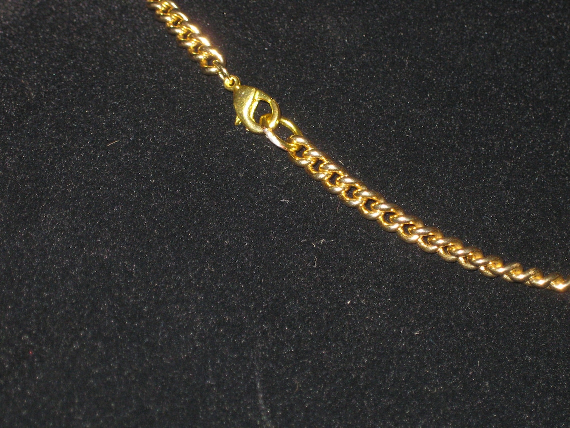 18 Gold Show Choke Chain Necklace | Etsy
