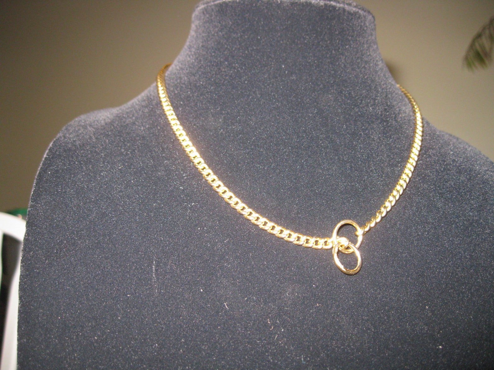 18 Gold Show Choke Chain Necklace | Etsy