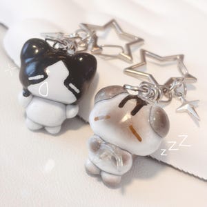 Custom Pet / Animal - Handmade Polymer Clay Keychain, Charm - Etsy