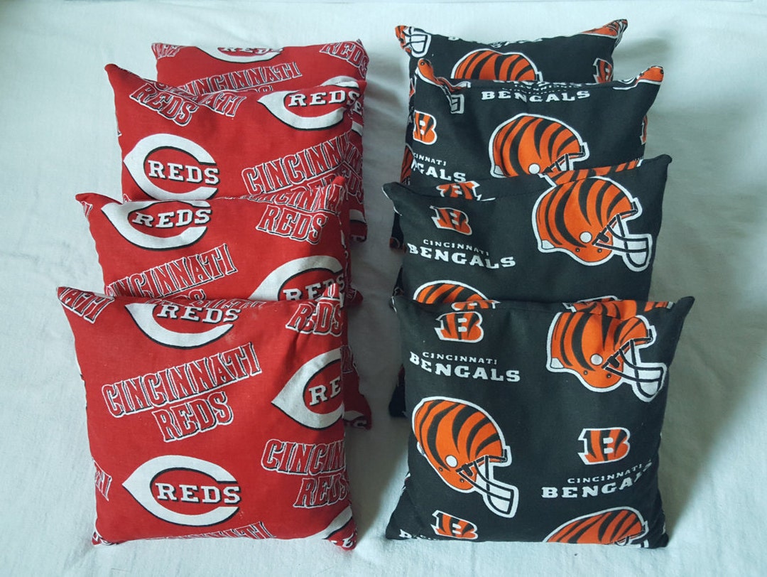 Hometown Sports (cincinnati Bengals/ Cincinnati Reds) Cornhole Bags ...