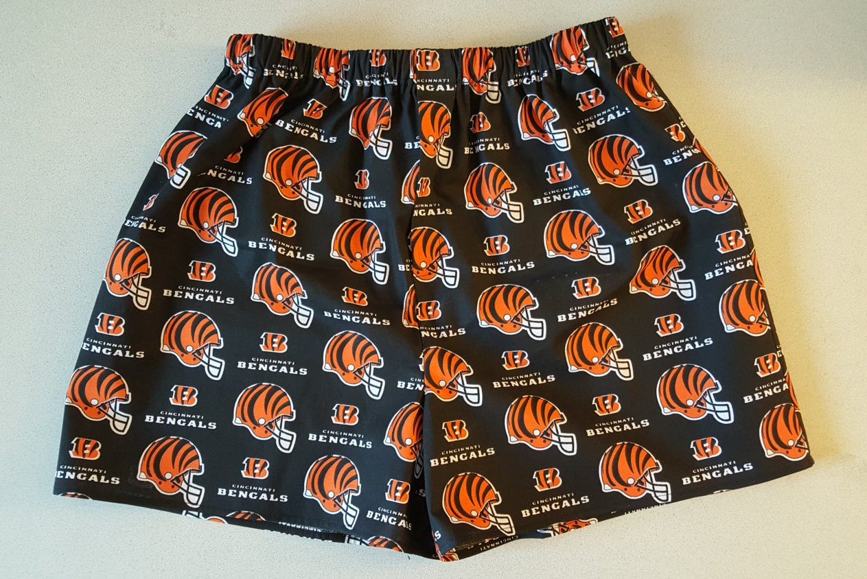 Men's Cincinnati Bengals Boxer Shorts 4 variations | Etsy