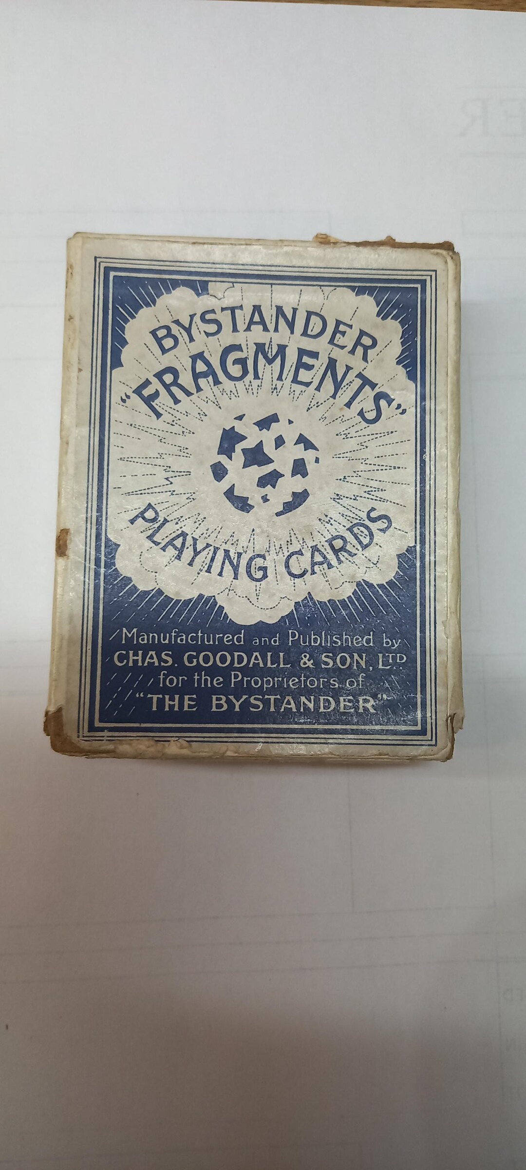 Antique Playing Cards From WW 1, Highly Collectable & Very Rare. Full ...