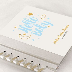 Personalized TWO MOMS Baby's First Book With "hello Baby Blue" Cover ...