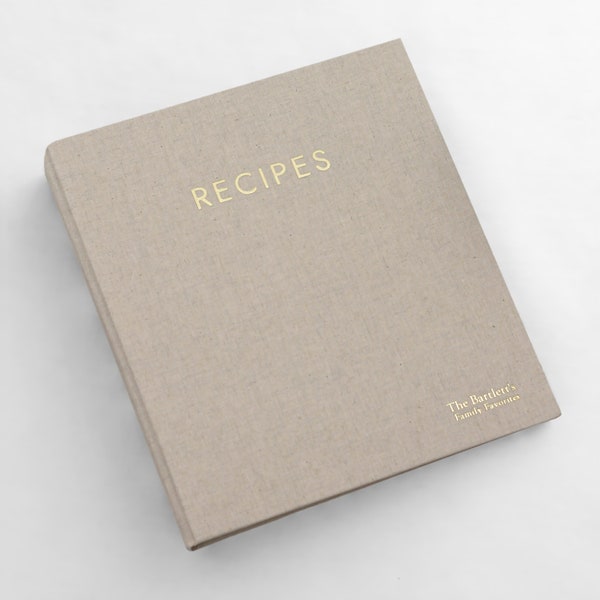 Handmade Recipe Book - Etsy