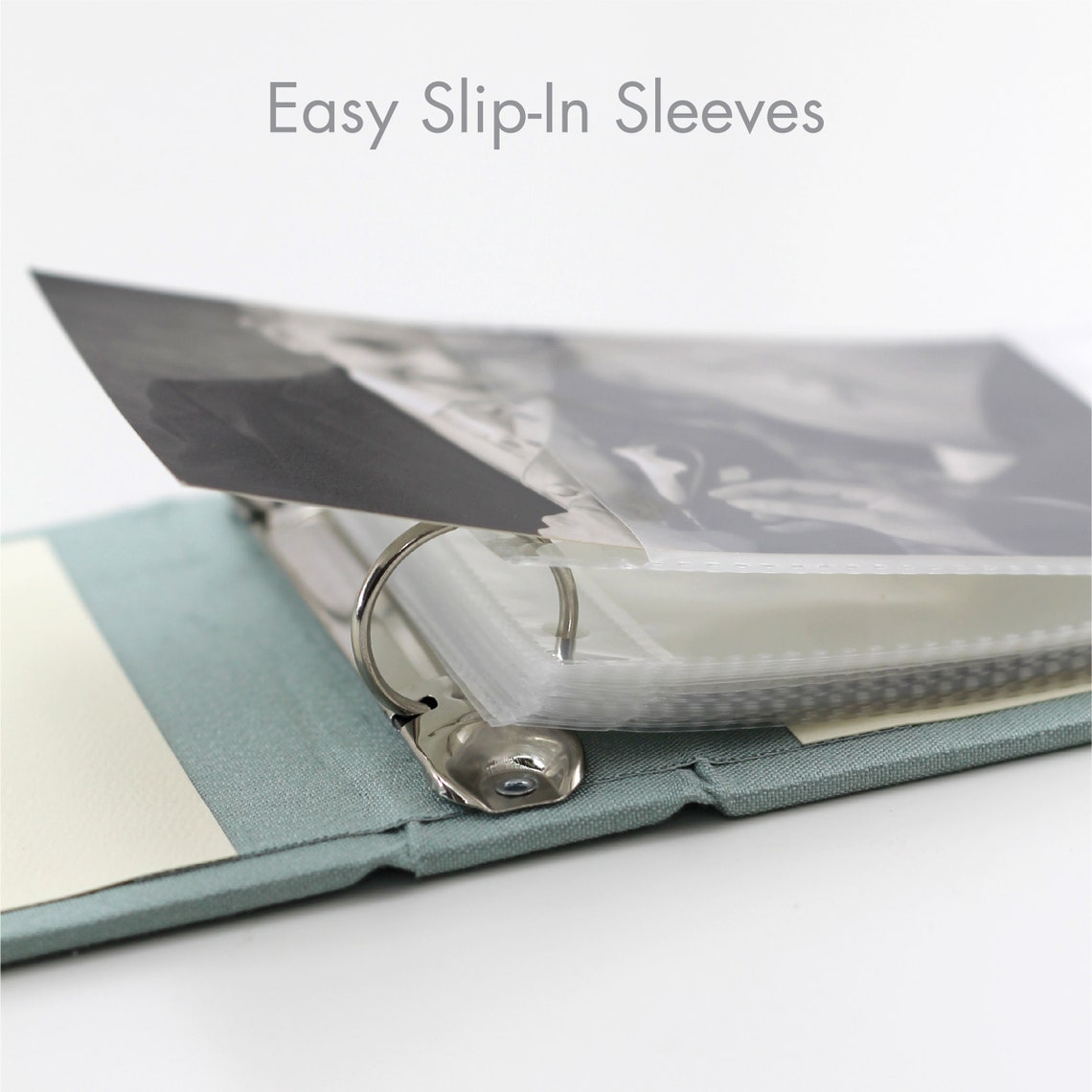 PERSONALIZED Small 4x6 Photo Binder With Ivory Silk Cover | Price ...