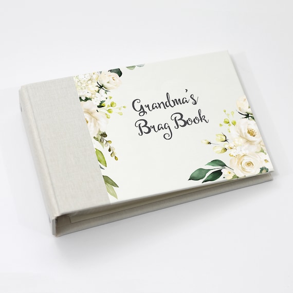 Grandma's Brag Book With White Rose Cover | Etsy