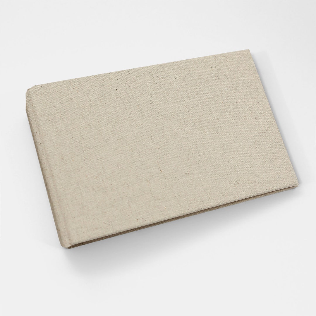 Small 4x6 Photo Binder With Natural Linen Cover | Holds up to 100 ...