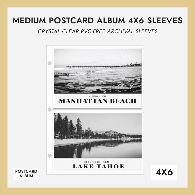 Postcard Folder - Etsy
