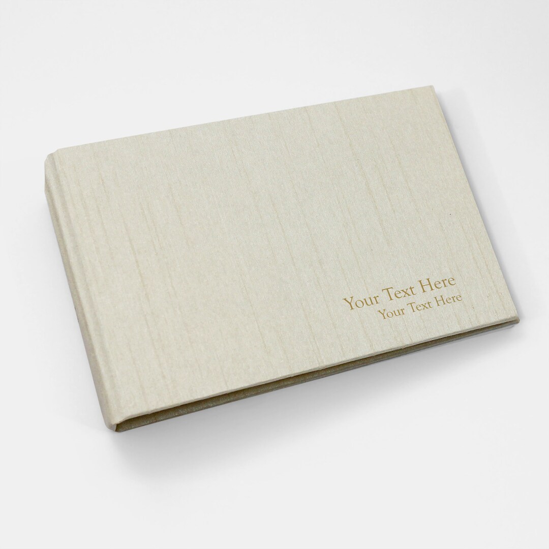 PERSONALIZED Small 4x6 Photo Binder With Ivory Silk Cover | Price ...
