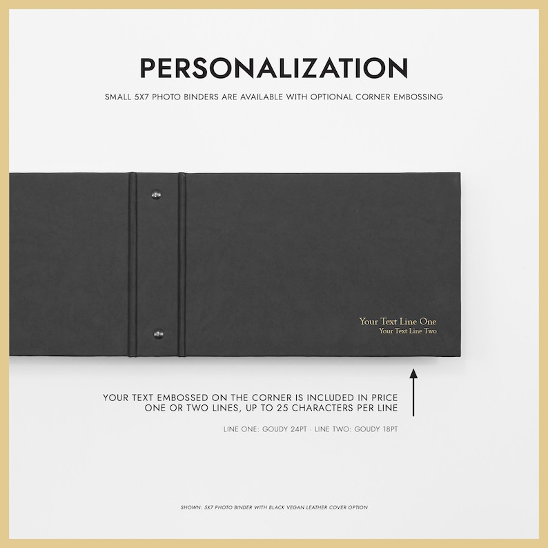 Personalized Photo Binder Wedding Memory Album Custom Album Corporate ...
