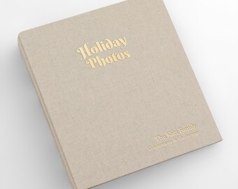 PERSONALIZED Welcome Binder With Natural Linen Cover - Etsy