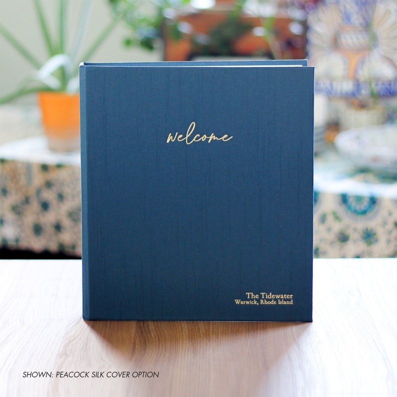 PERSONALIZED Welcome Binder With Natural Linen Cover - Etsy