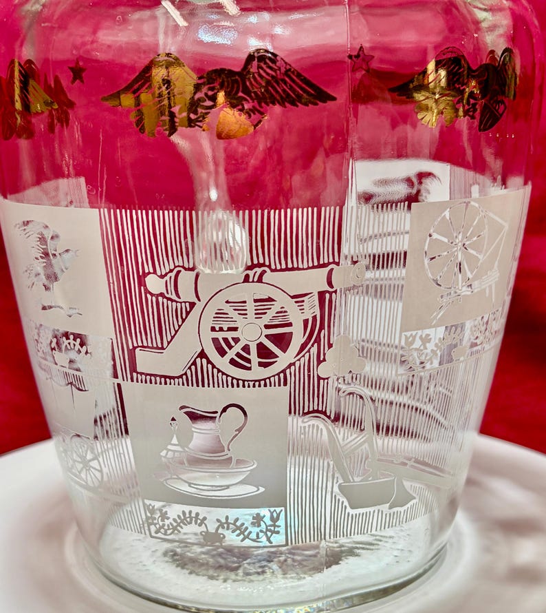 VINTAGE Anchor Hocking "colonial Days" Pitcher | Mid-century Modern ...